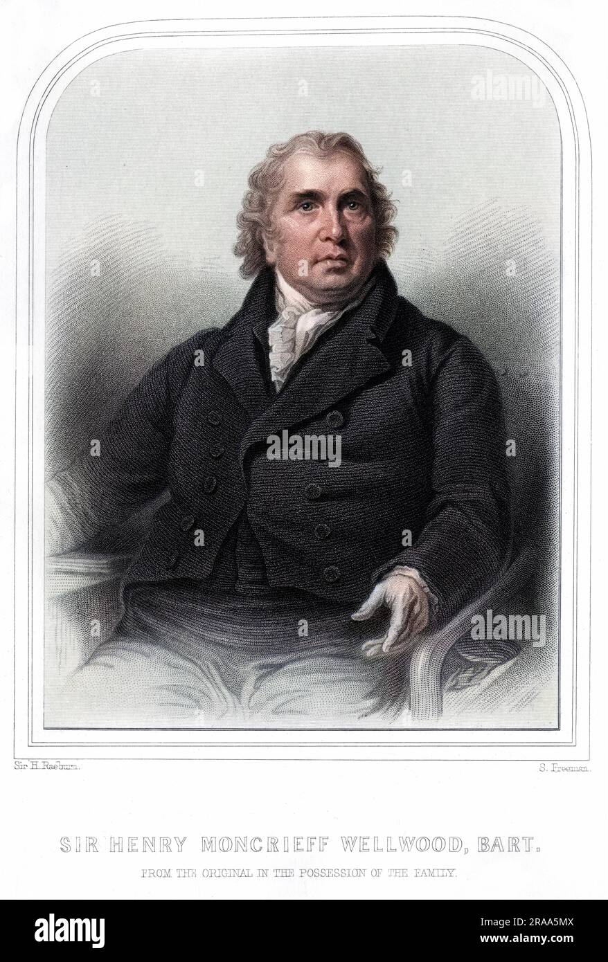 Sir HENRY MONCRIEFF WELLWOOD Scottish churchman Date: 1750 - 1827 Stock ...