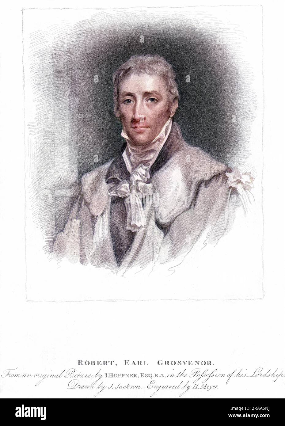 ROBERT earl GROSVENOR, first marquess of WESTMINSTER (1767 - 1845), wealthy landowner noted for ...