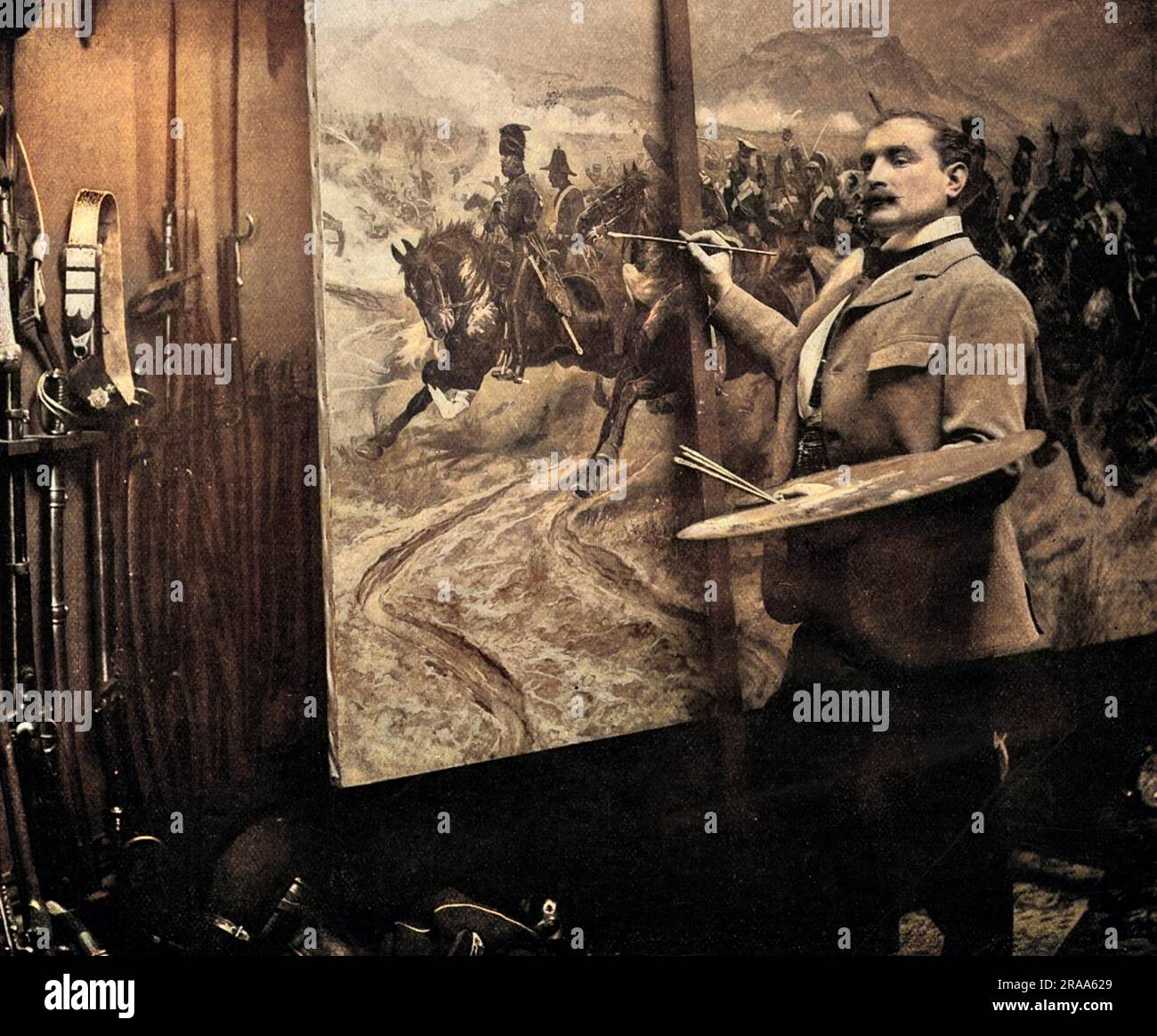 RICHARD CATON WOODVILLE (1856 - 1927), artist, illustrator and reporter ...