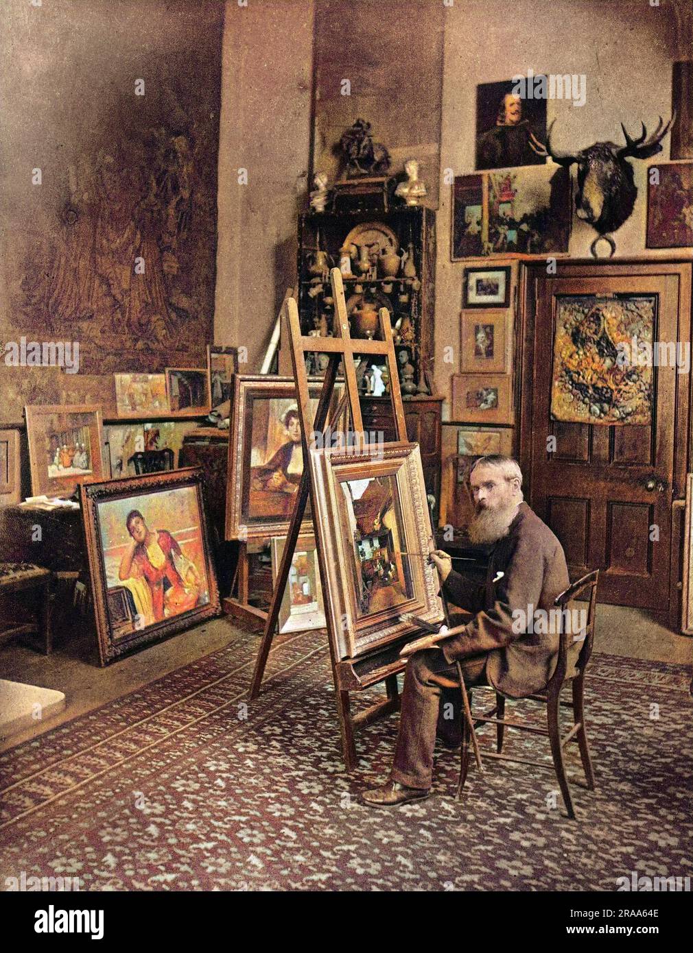 WILLIAM FREDERICK YEAMES artist, whose best-known work was 'And when ...