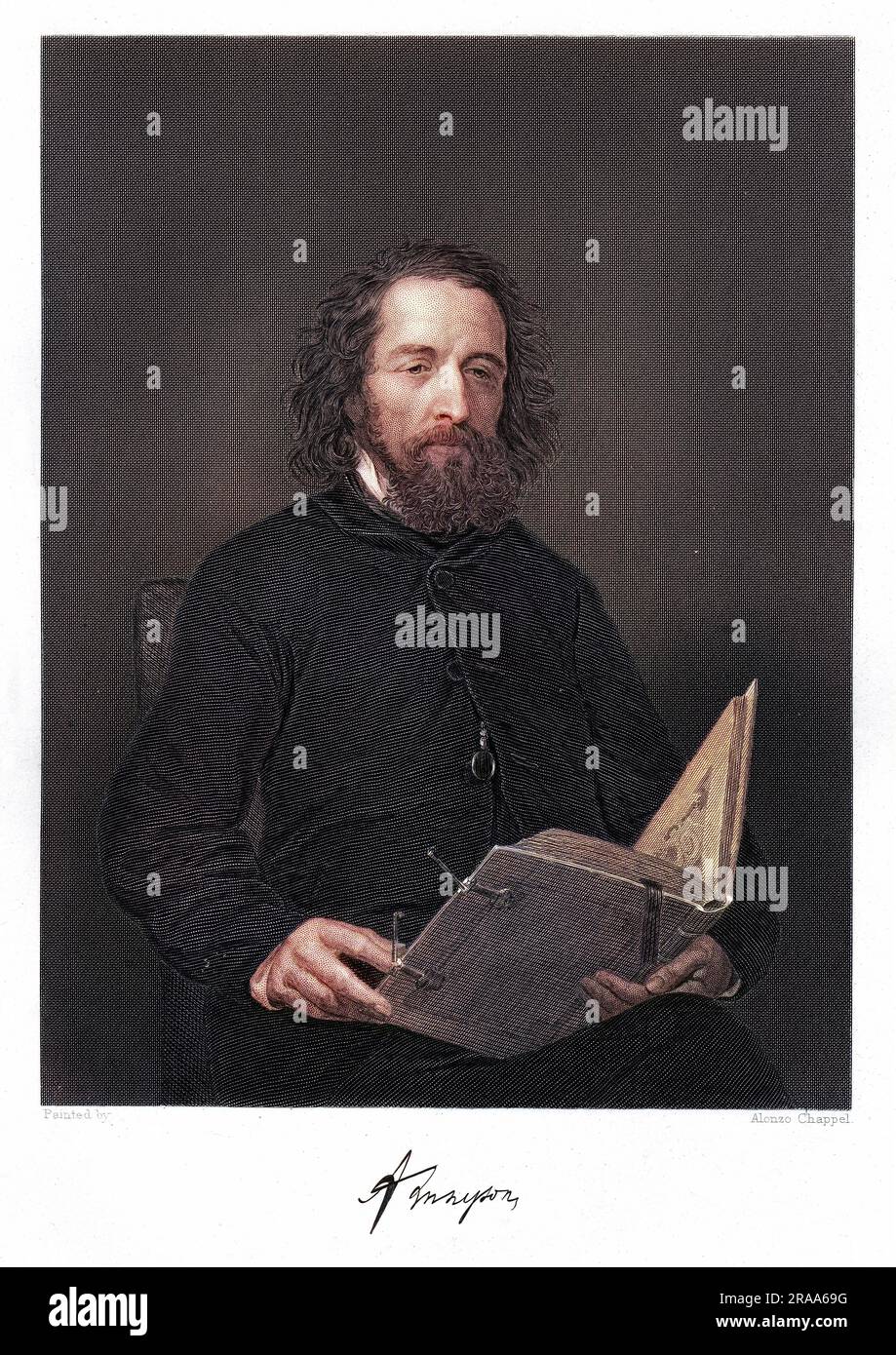ALFRED lord TENNYSON (1809 - 1892), writer of 'In memoriam', 'The lady ...