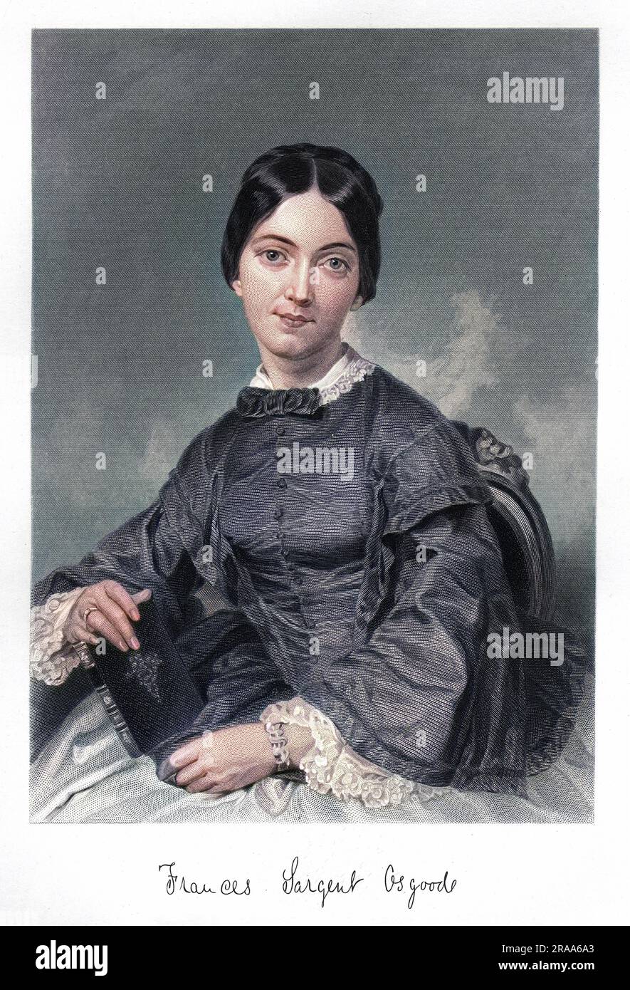 FRANCES SARGENT OSGOOD (nee Locke) (1811 - 1850), American poet, author ...