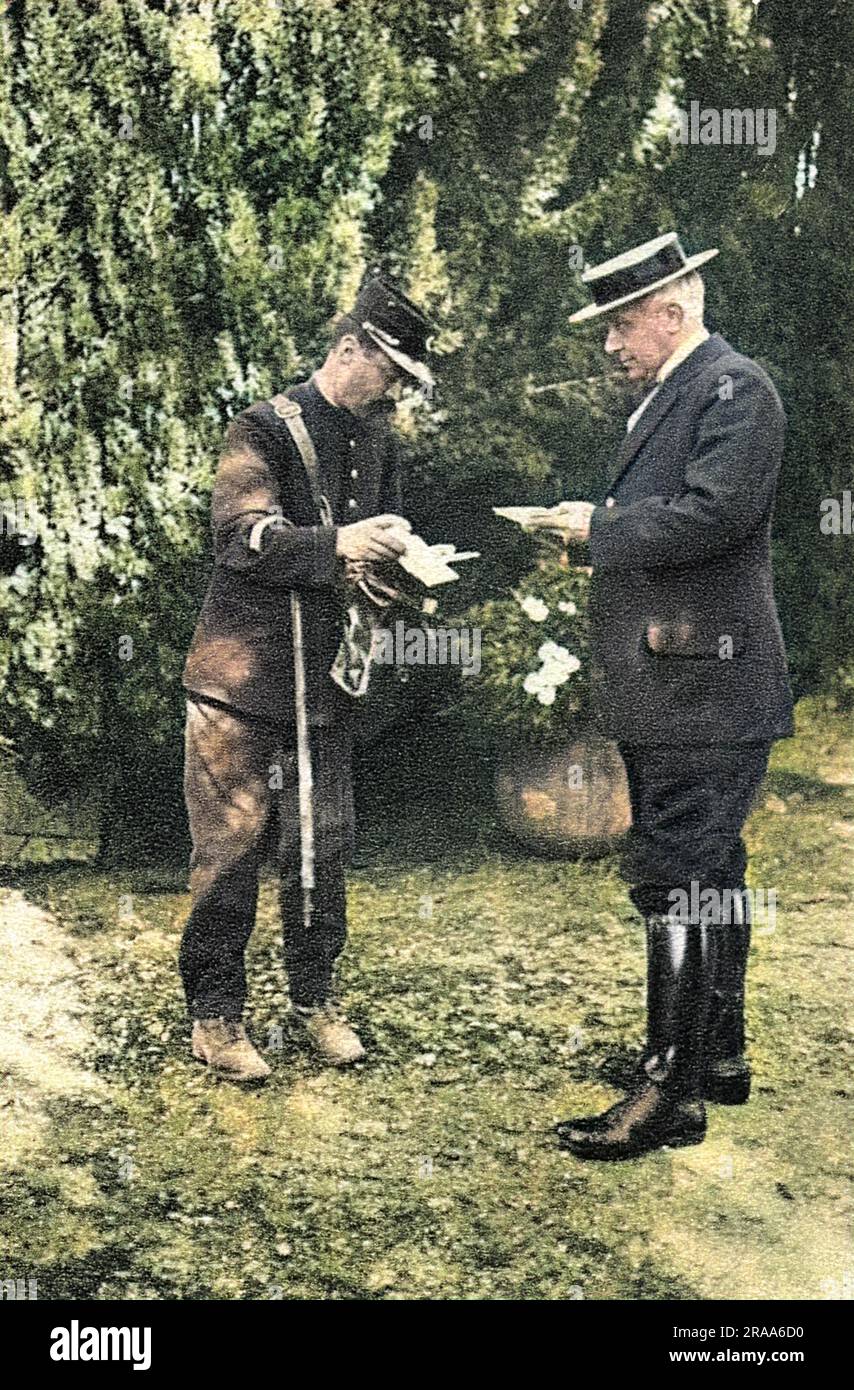 MAURICE MAETERLINCK (1862 - 1949), Belgian writer, author of Pelleas et ...