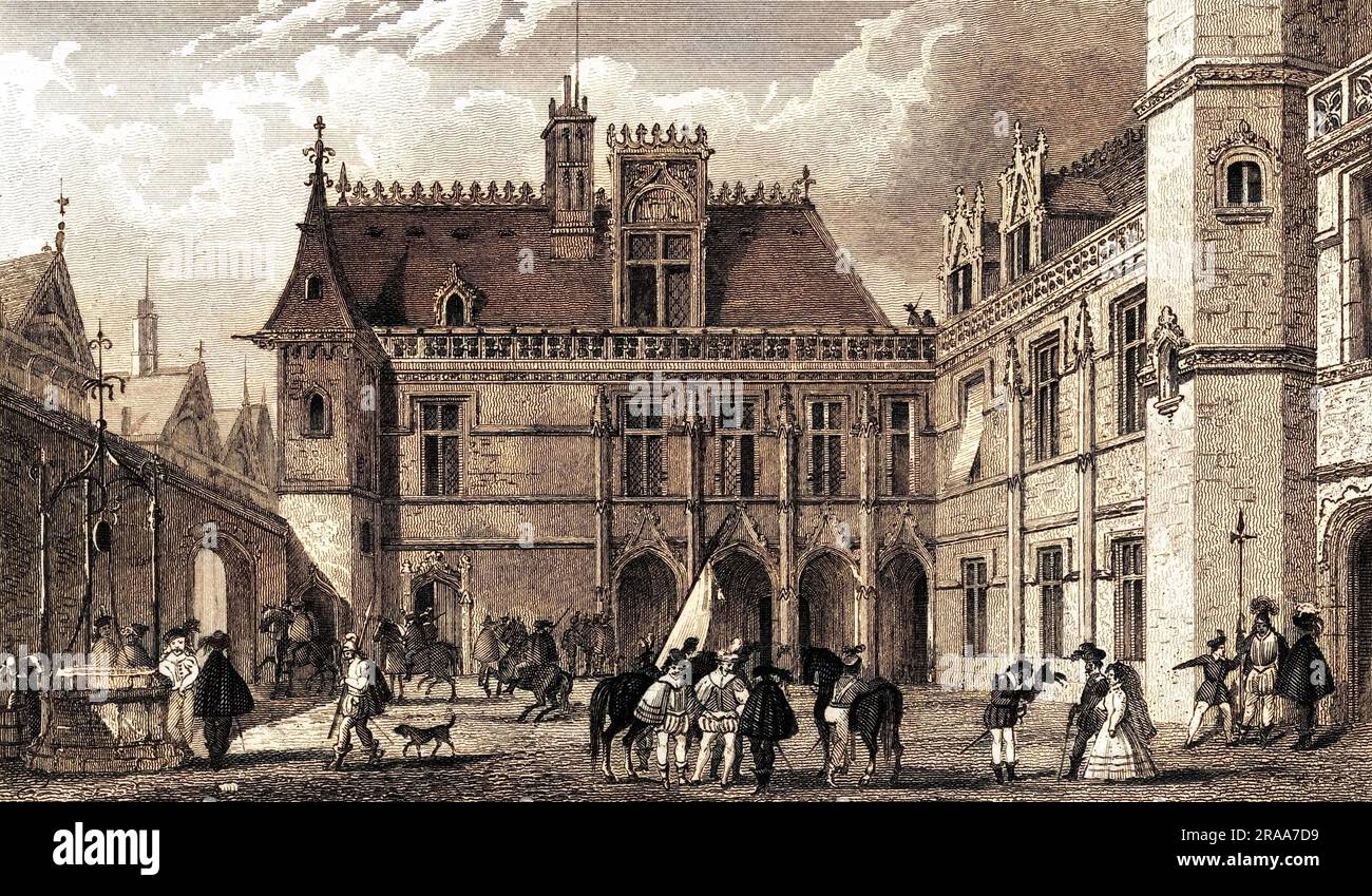 The Hotel de Cluny - today one of Paris's finest museums - as it ...