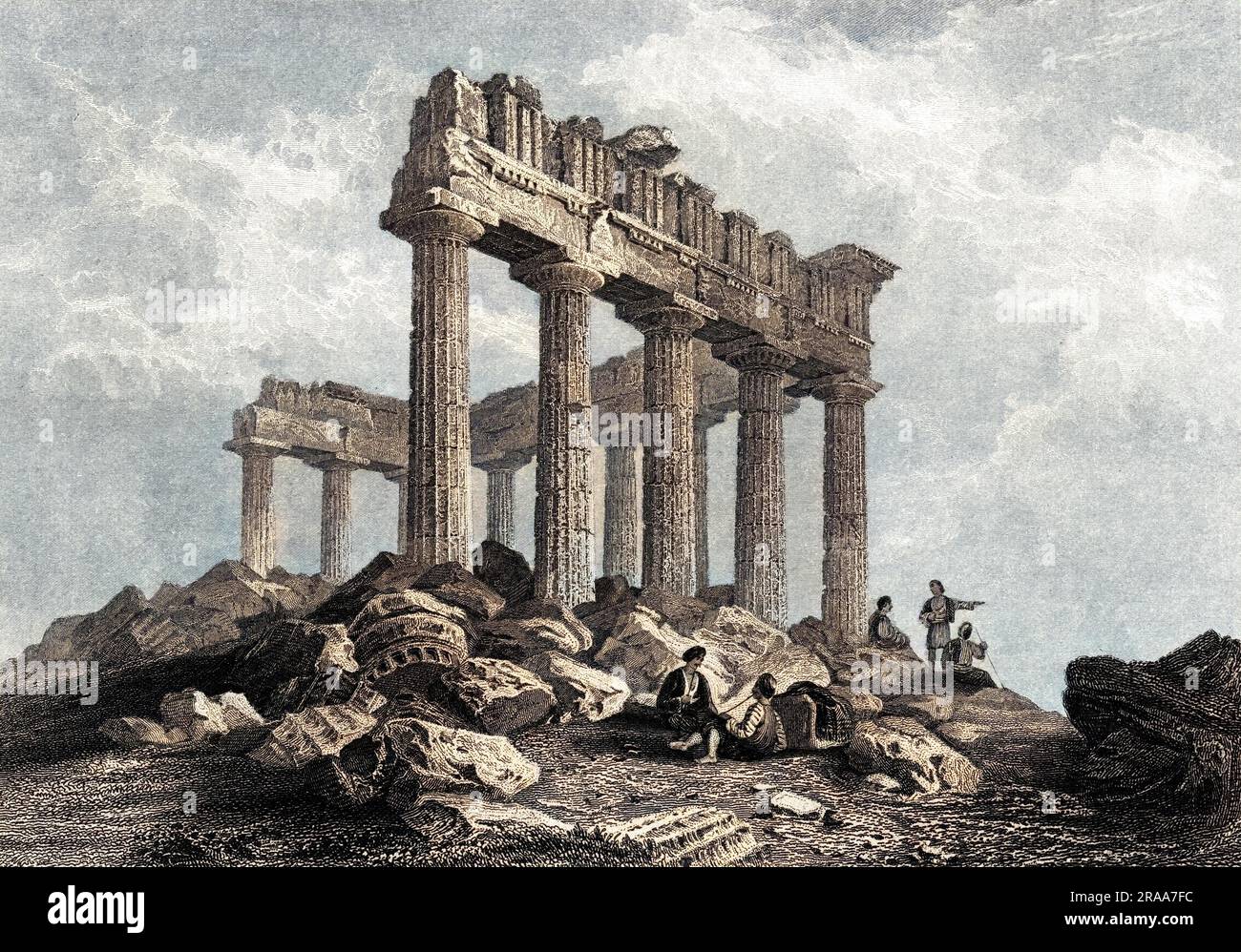 The Parthenon as it appears after centuries of bombardment, vandalism ...