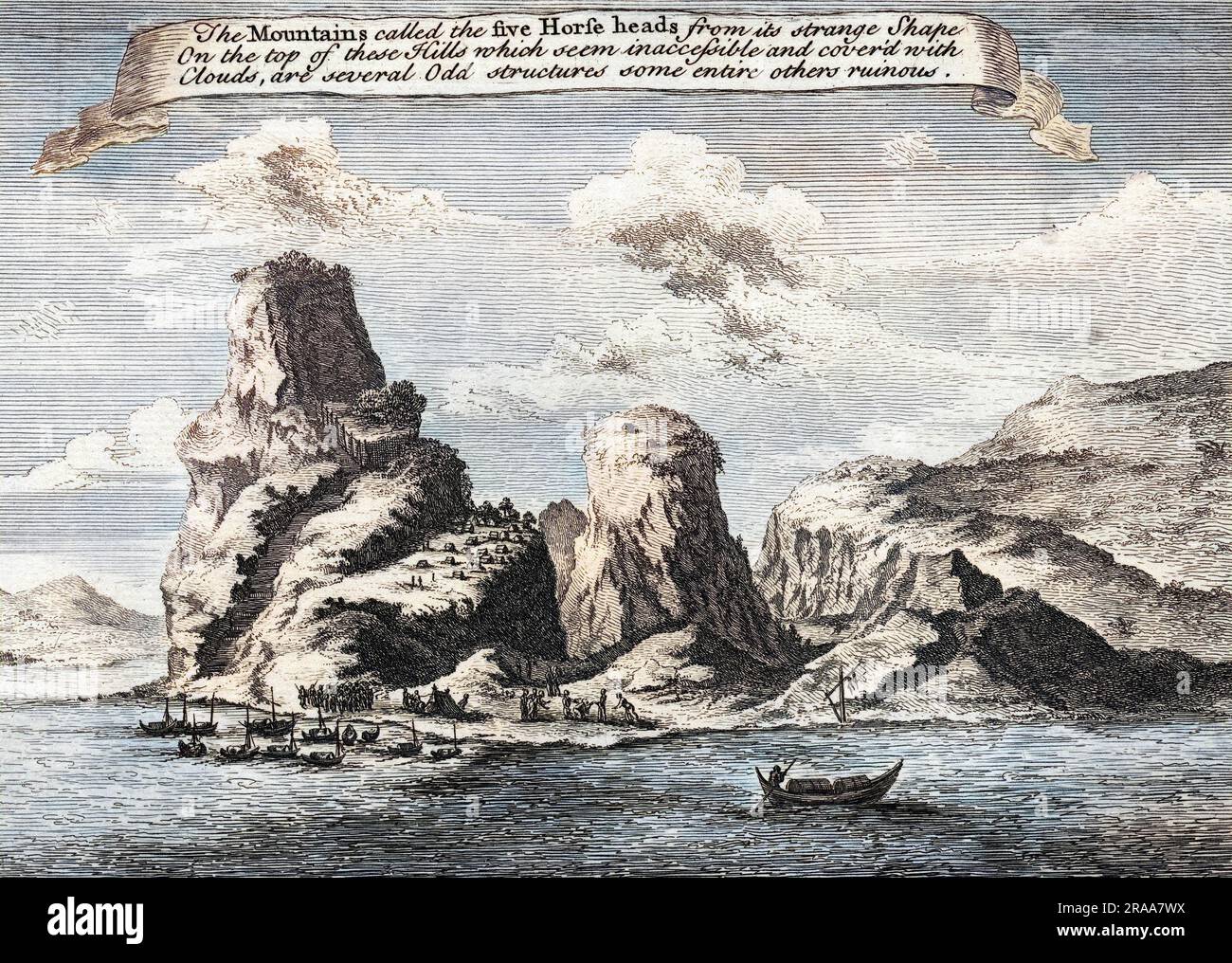 Map showing Xiamen (then ka Amoy) and its environs, at the time when ...