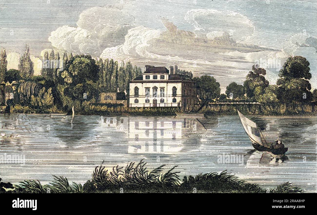Brandenburg House, on the Thames as Hammersmith, Date: early 19th ...