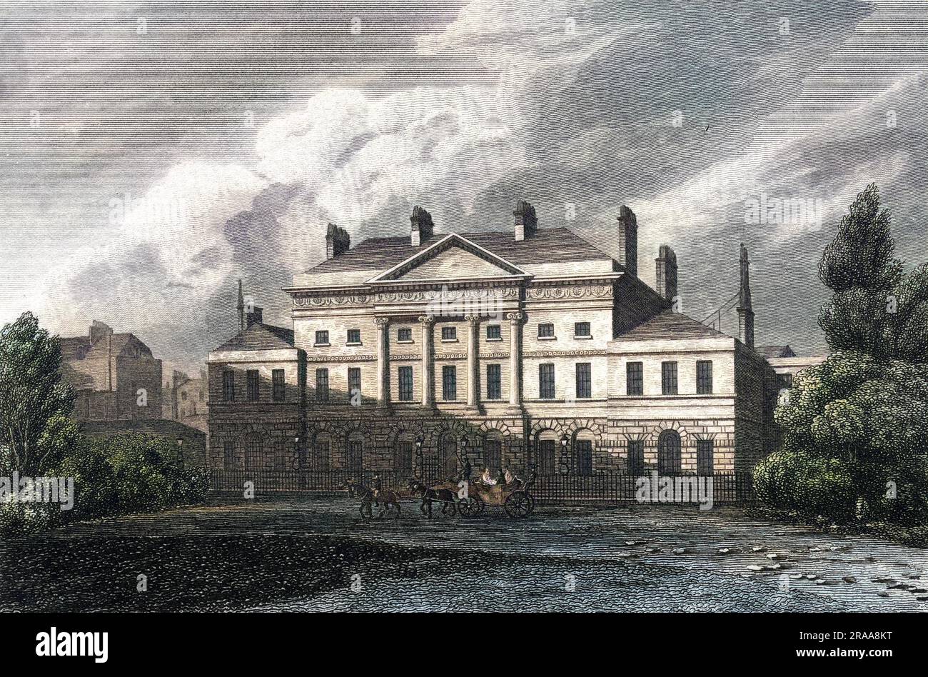 Lansdown House, Westminster, residence of the Marquis of Lansdown. Date ...