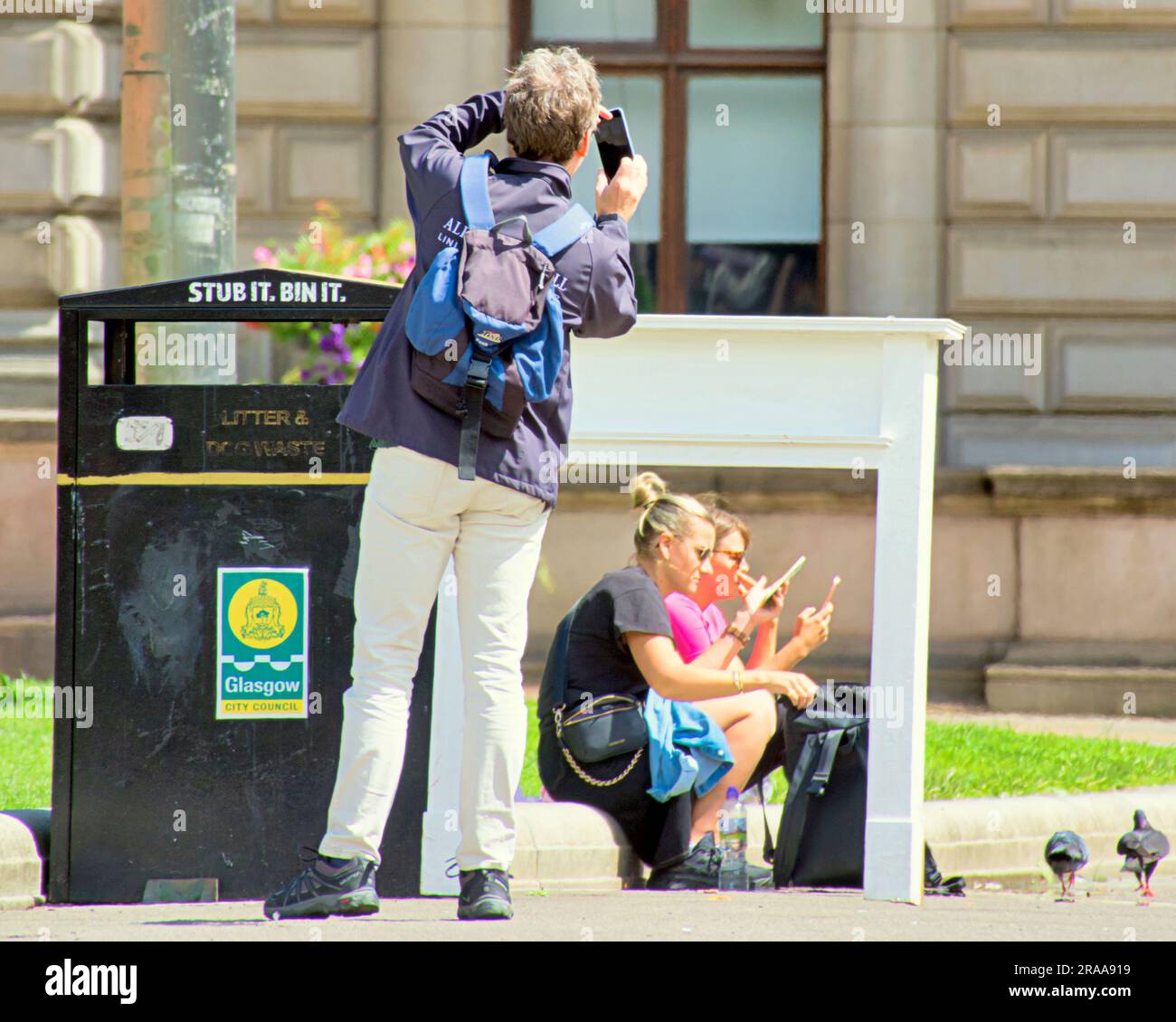 Glasgow, Scotland, UK 2nd July, 2023. UK Weather: Mild after a warm ...