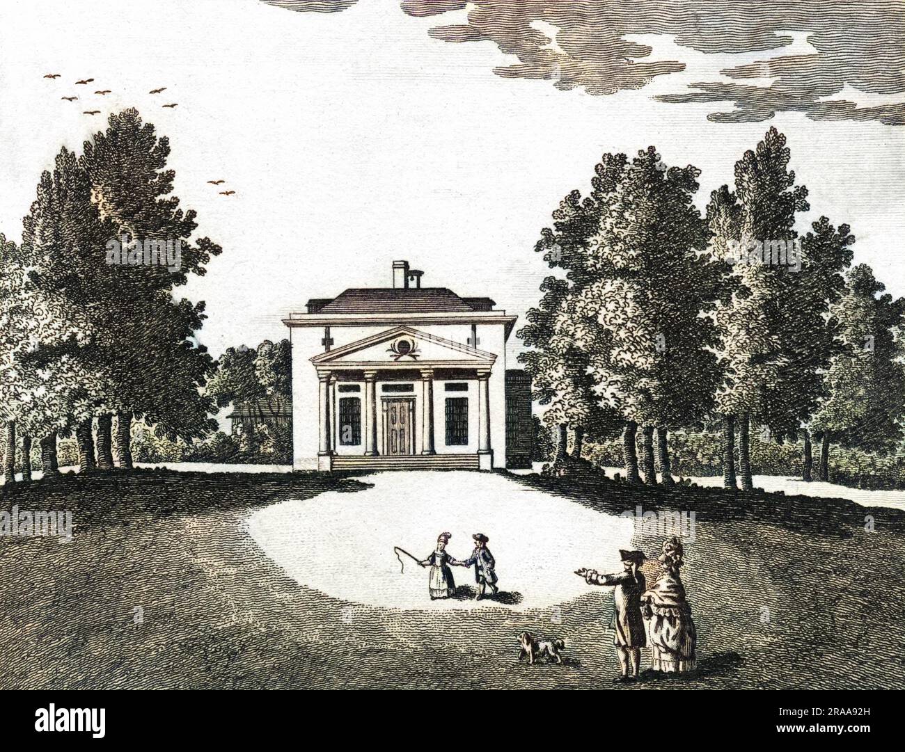 Lord Stormont's residence. Date: 18th century Stock Photo - Alamy