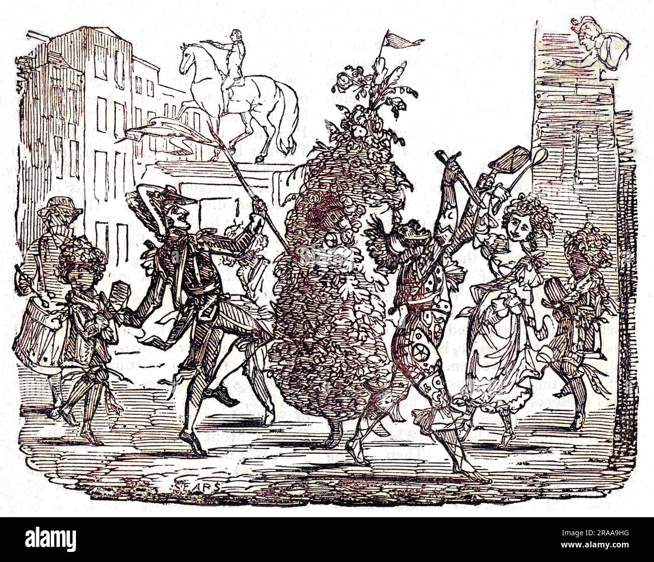 May Day celebrations of the chimney sweeps. The text with the picture ...
