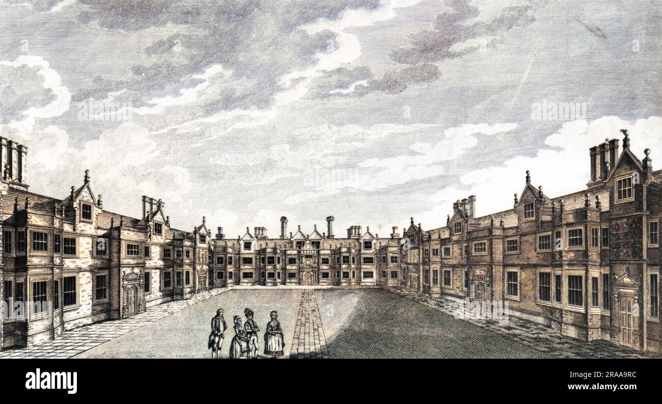 Sissinghurst Castle, Kent, in the days when it was an Elizabethan manor ...