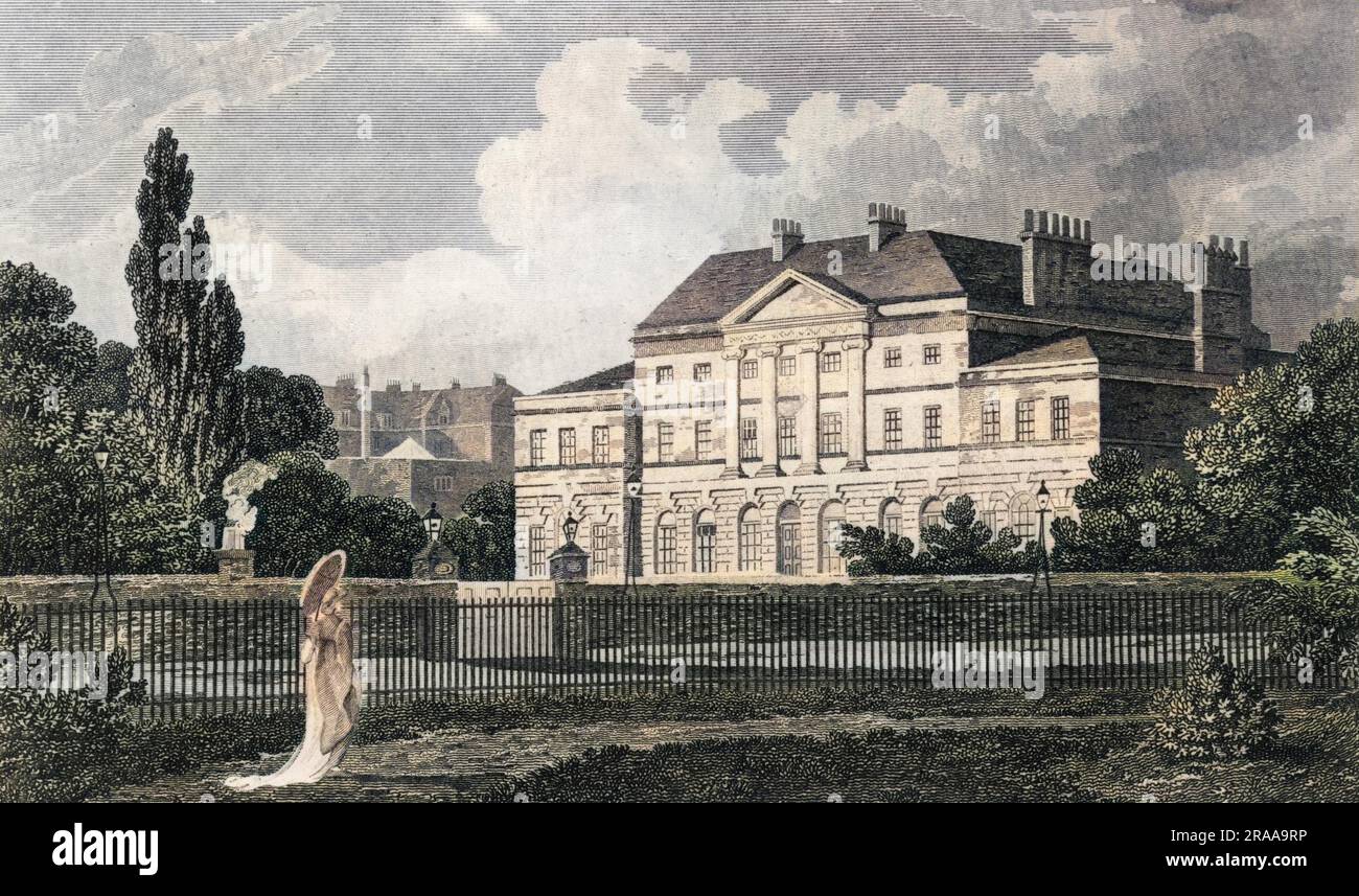 Lansdowne House, Berkeley Square, London, 1820 Stock Photo - Alamy