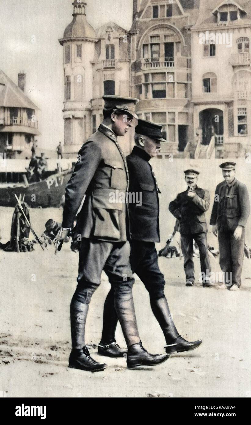King Albert I of Belgium and Belgian general Jules Marie Alphonse ...