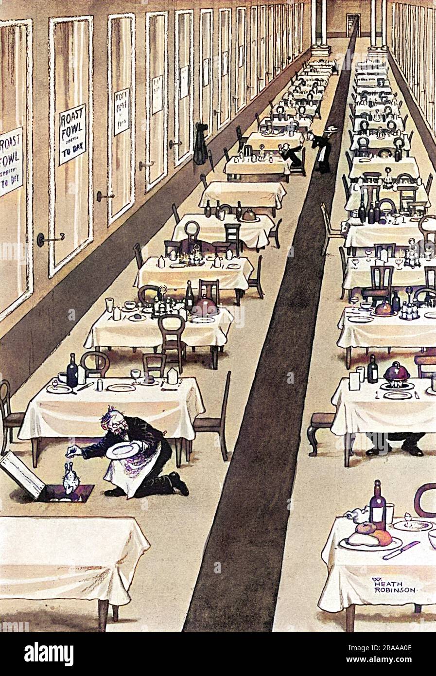 In this Heath Robinson cartoon, a special constable discovers a German ...