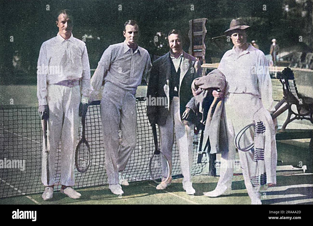 Captain Anthony Frederick Wilding, New Zealand born tennis player and four-times Wimbledon ...