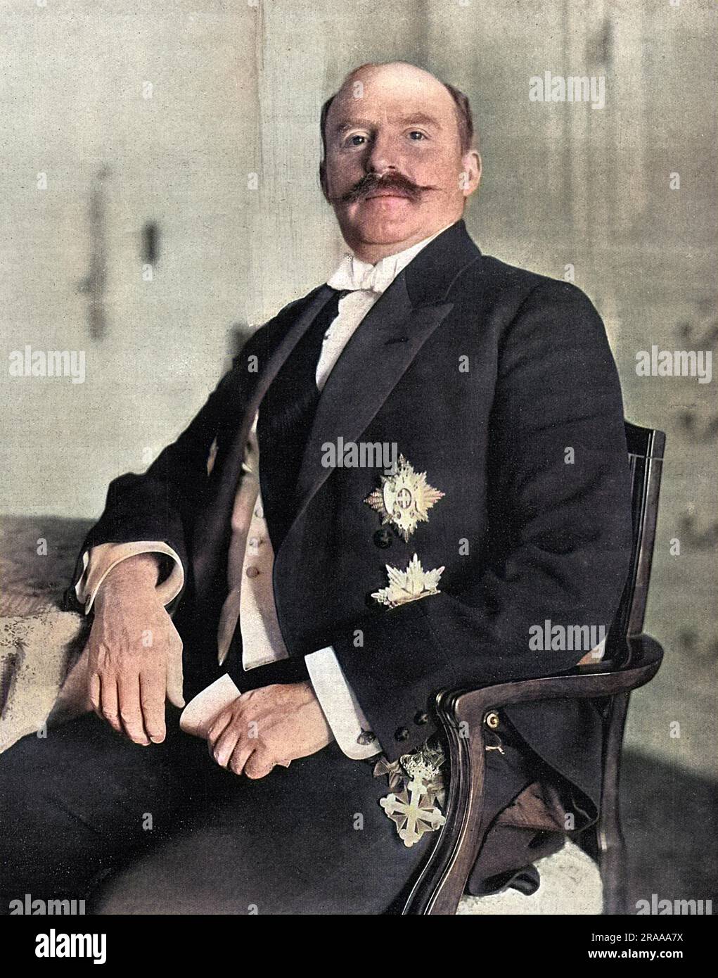 The President of the government of Albania, Essad Pasha (1863 - 1920 ...