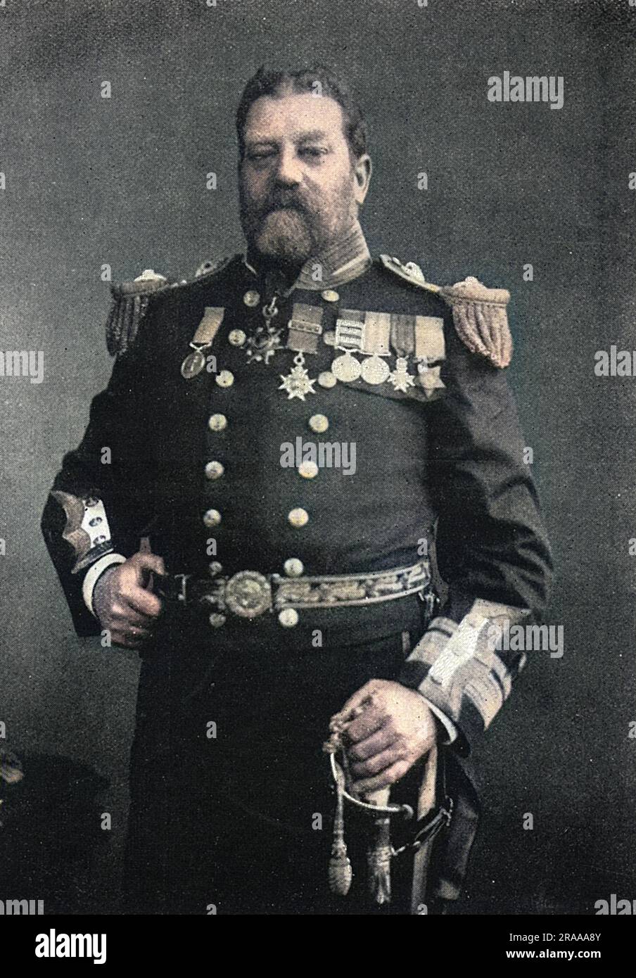 Rear-Admiral H.H. Rawson (1843 - 1910), of the Royal Navy, 1897. In ...