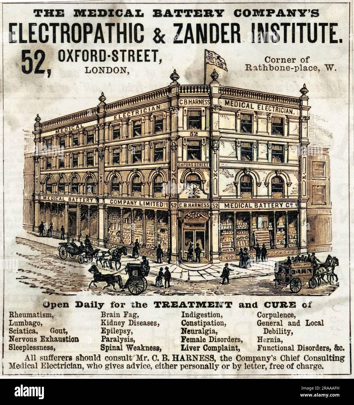 The Medical Battery Company's 'Electropathic & Zander Institute' at 52 ...