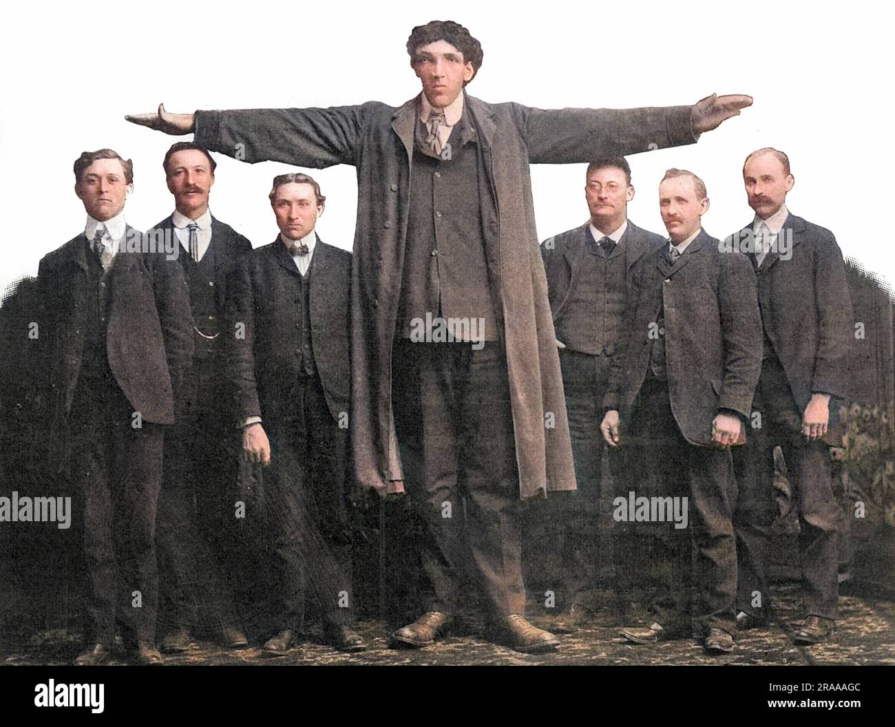 Edouard Beaupre, the Willowbunch giant (1881 - 1904), giant and circus ...