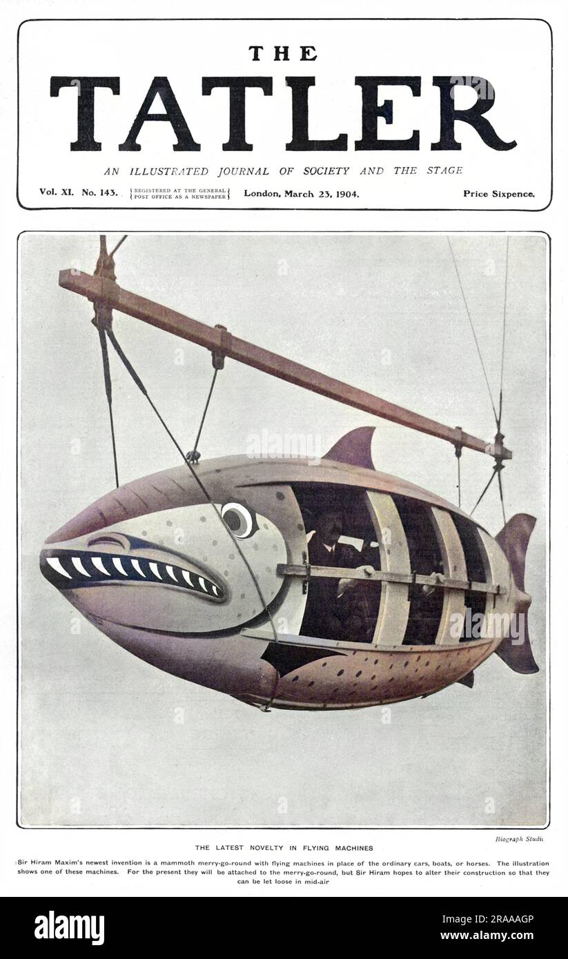 One of the machines attached to the mammoth merry-go-round invented by ...