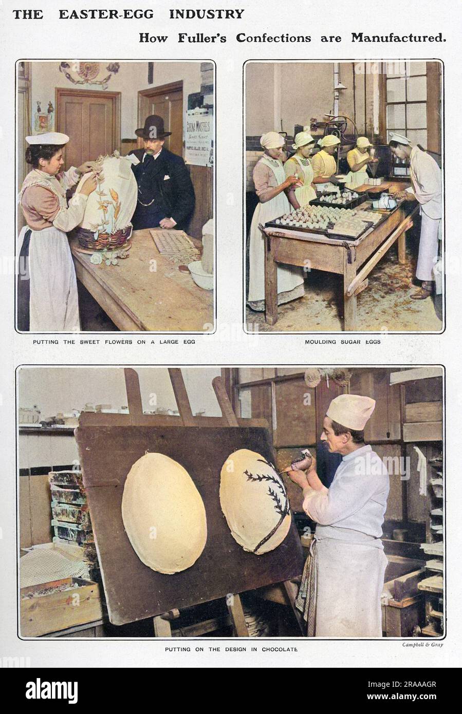 A page of pictures showing some magnificent easter eggs being made at ...