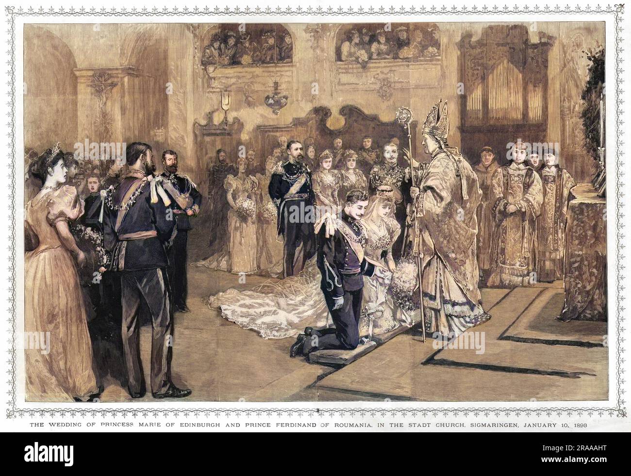 The wedding of Princess Marie of Edinburgh and Prince Ferdinand of ...