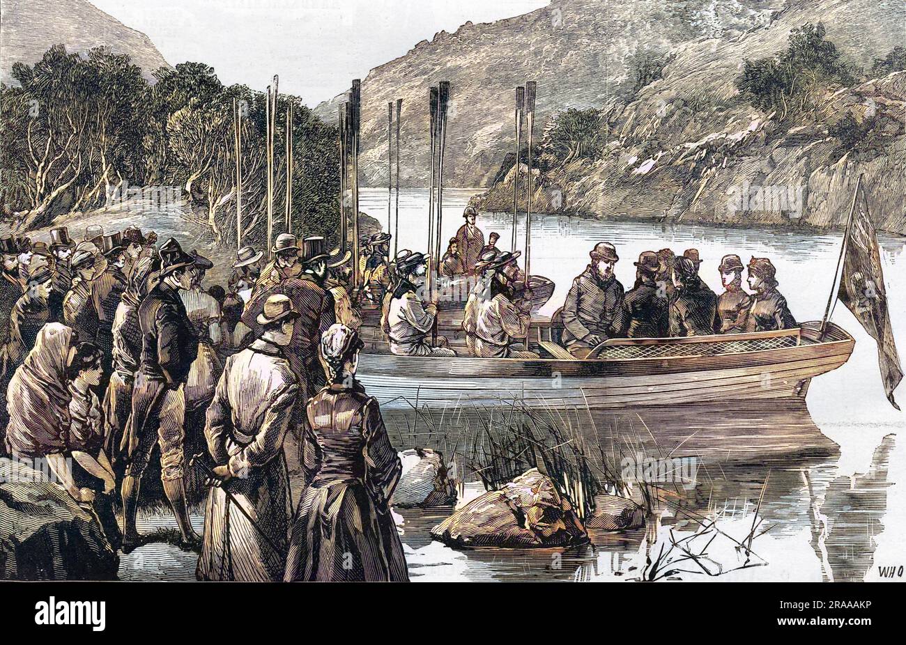 The visit of Prince and Princess of Wales(later King Edward VII and ...