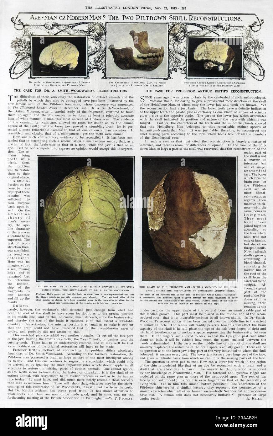 A page from the Illustrated London News, debating the merits of Dr. A ...