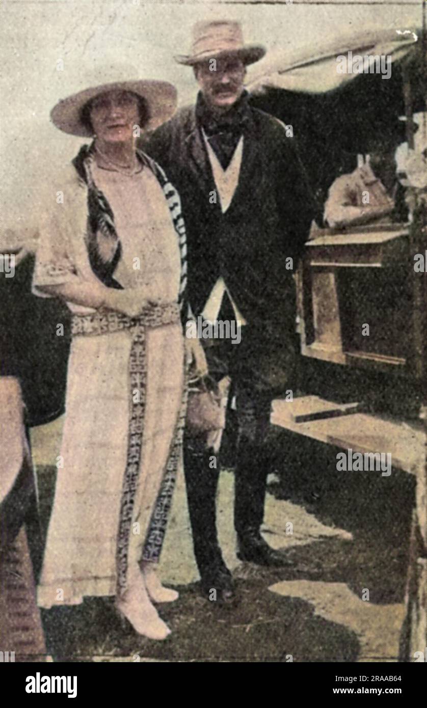 Lord and Lady Francis Scottt at the Njoro Polo Ground in Kenya. Lady ...