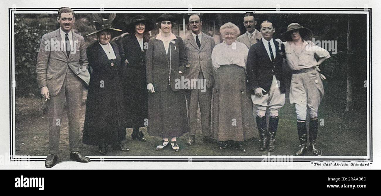 An interesting group photograph taken in Nairobi on the occasion of the ...