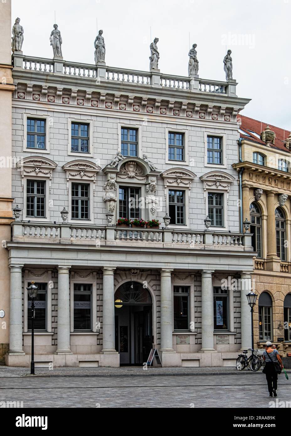 Noack's House, Noacksche Haus replica of 1777 Palladian style building ...