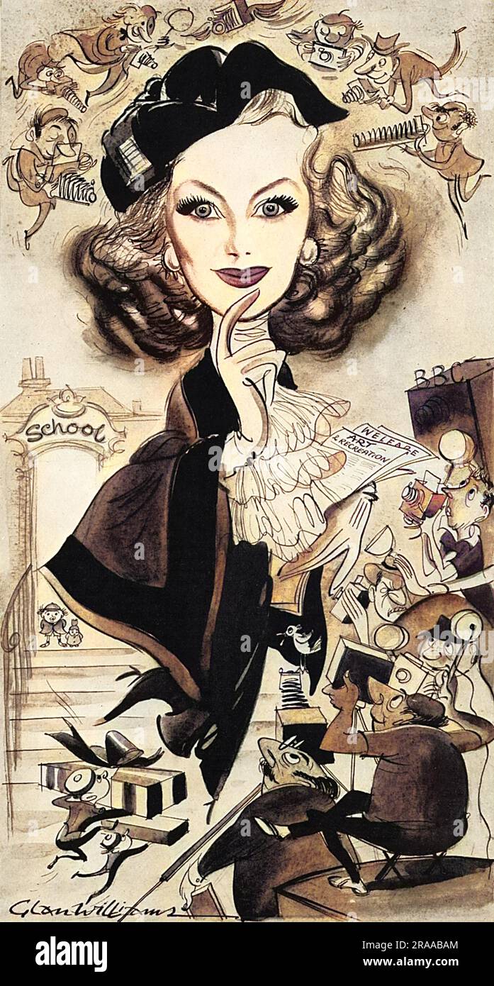 The Honourable Mrs Gerald Legge, formerly Raine McCorquodale, the ...