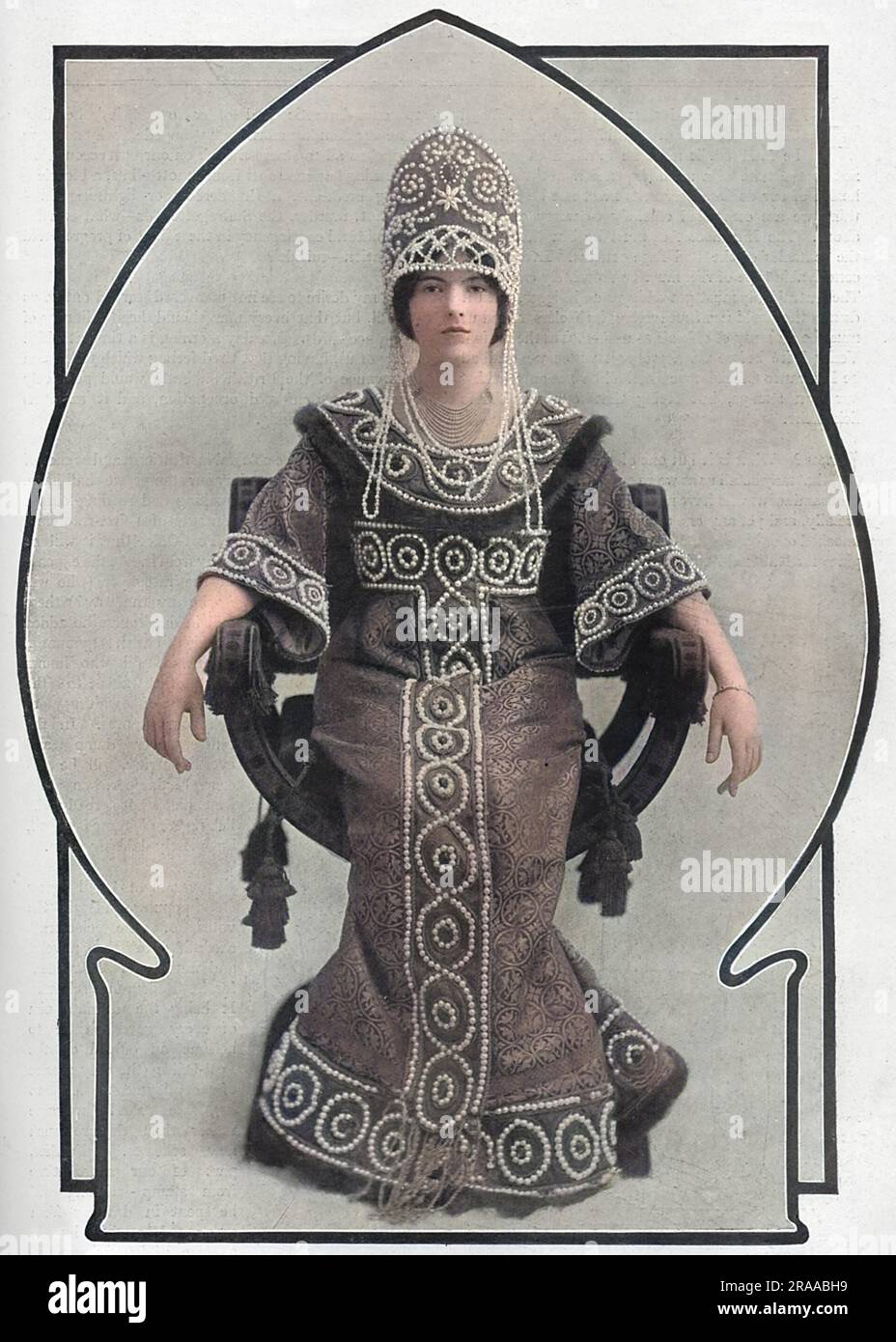 Countess Nadejda Mikhailovna de Torby, the daughter of the exiled ...