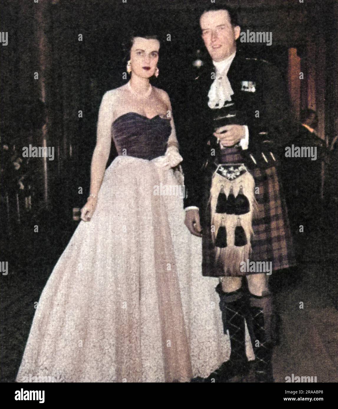Mrs Margaret Sweeny (1912-1993) pictured in 1952 with her soon-to-be ...
