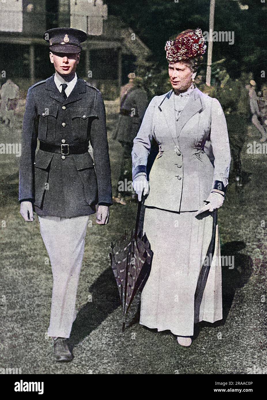 Queen Mary pictured with her third son, Prince Henry, later Duke of ...