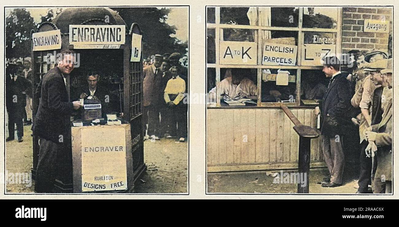 Civilian internment during world war one hi-res stock photography and ...