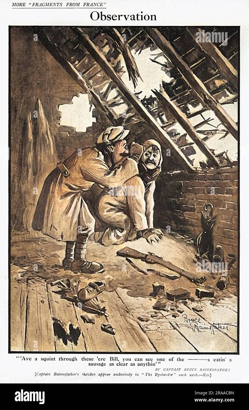 Observation' ''Ave a squint through these 'ere Bill, you can see one of ...