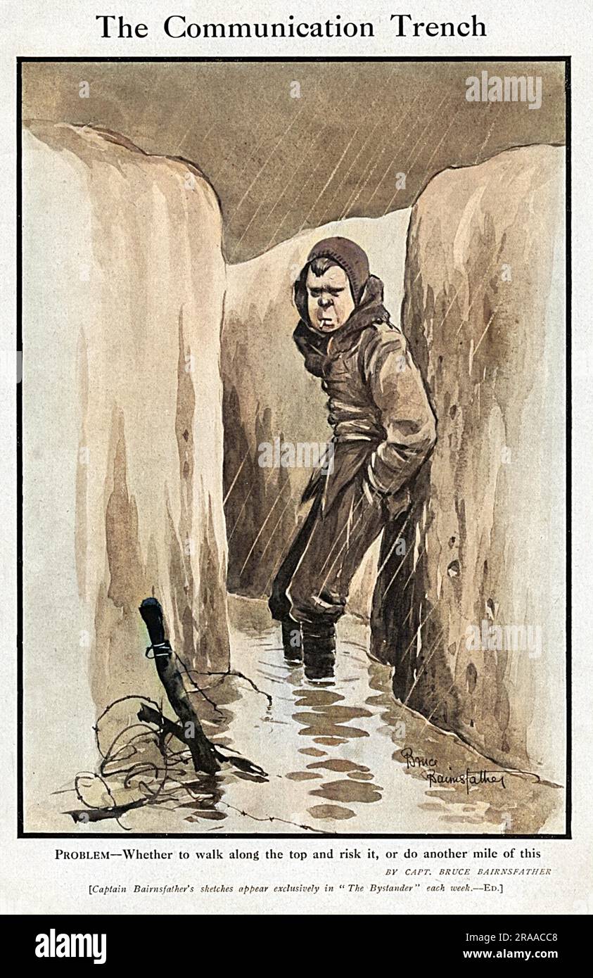 The Communication Trench' 'PROBLEM - Whether to walk along the top and ...