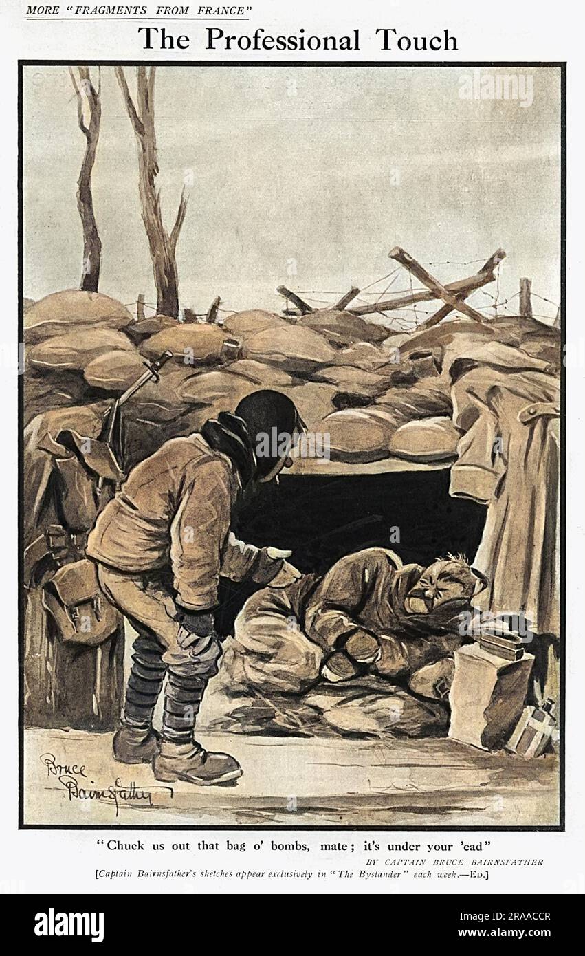 The Professional Touch' 'Chuck us out that bag o' bombs, mate; it's ...