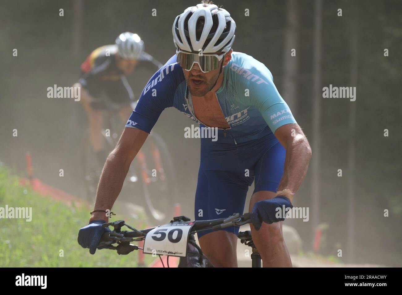 Antoine Philipp (FRA) in action during XCO Elite Men race, at UCI MTB ...