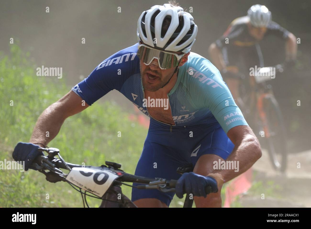 Antoine Philipp (FRA) in action during XCO Elite Men race, at UCI MTB ...