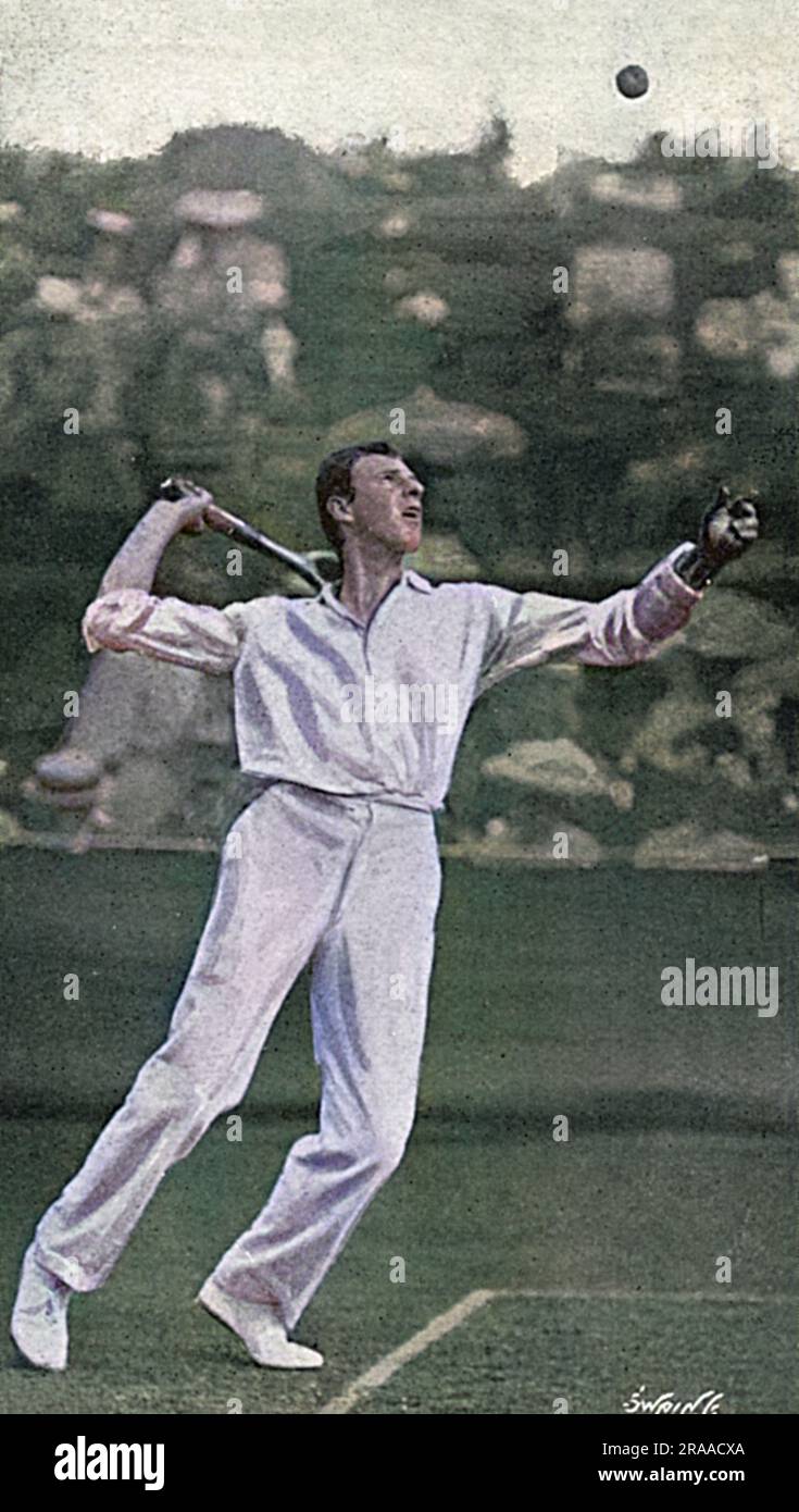 New Zealand tennis player, Anthony Frederick Wilding (1883-1915 ...