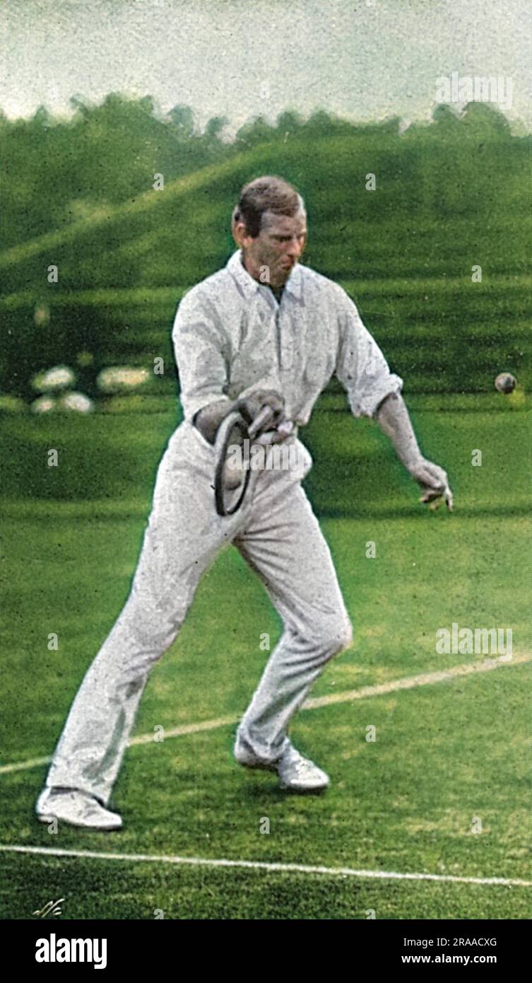New Zealand tennis player, Anthony Frederick Wilding (1883-1915 ...