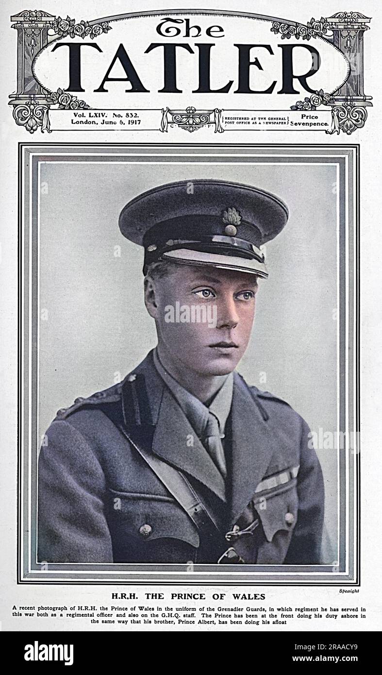 H.R.H. The Prince of Wales, later King Edward VIII and then Duke of ...
