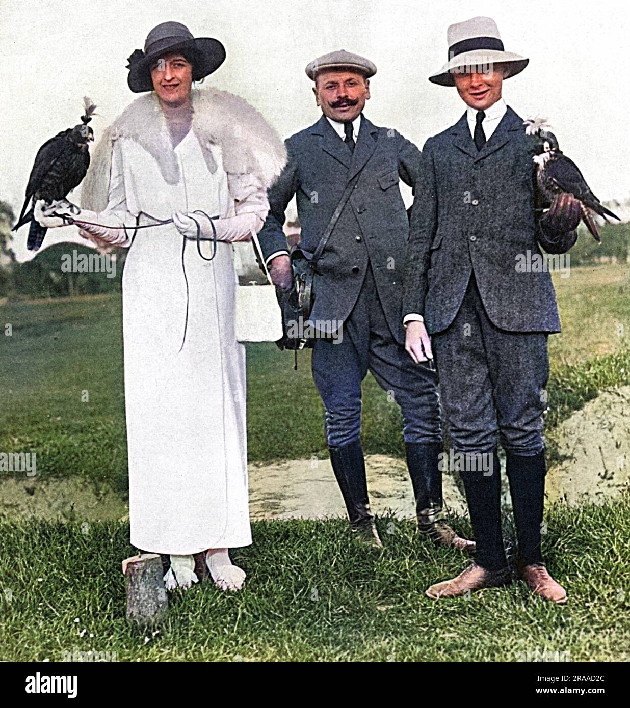 Lady Drogheda photographed with Prince Henry of Pless and the Prince's ...