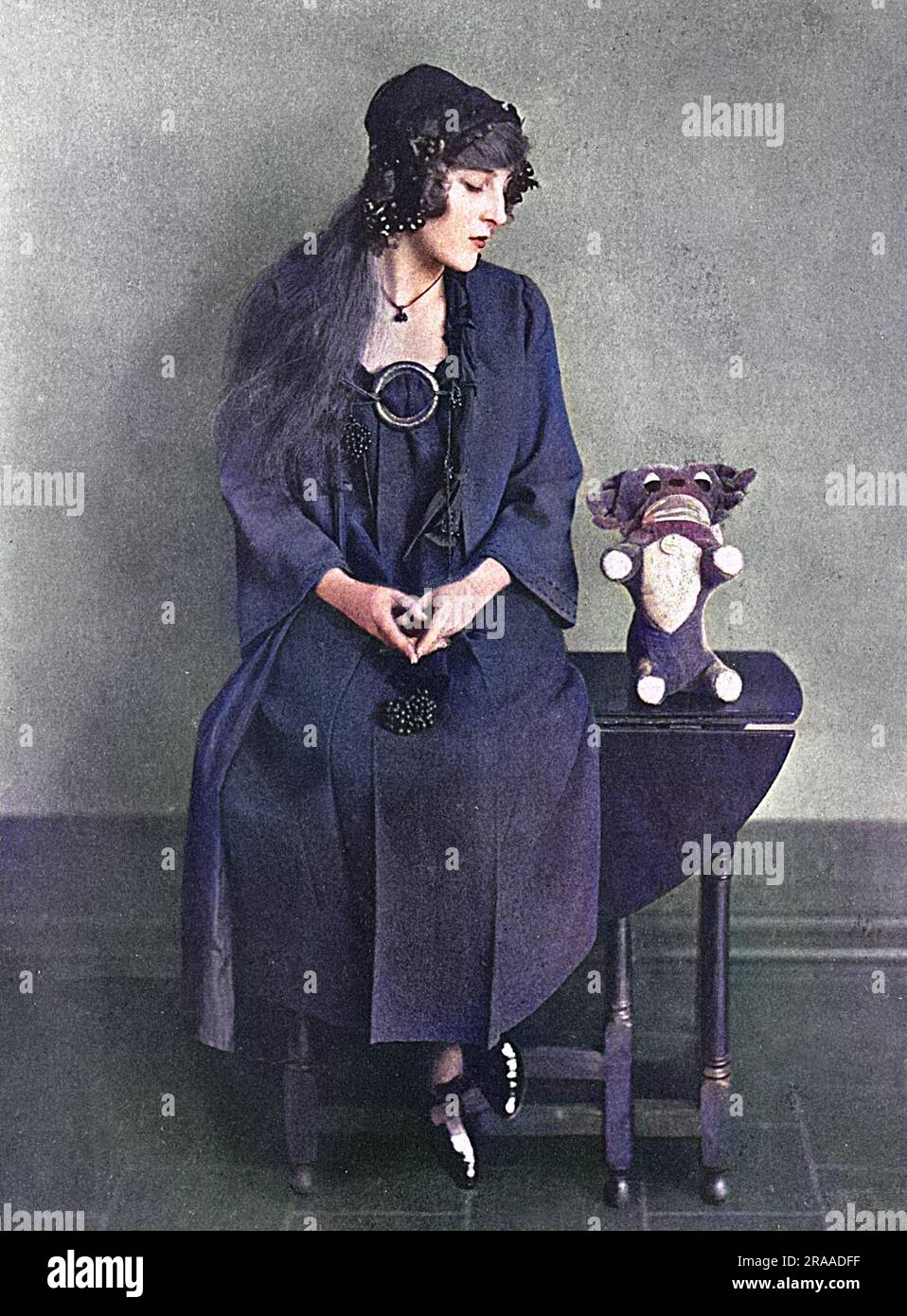 English Actress, Isobel Elsom (1893-1981), pictured in 1917 when she ...