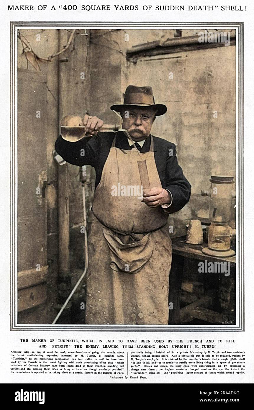 Eugene Turpin, French inventor and chemist who in 1884, first ...