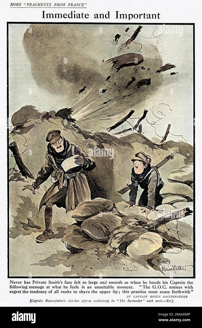 Immediate and Important' 'Never has Private Smith's face felt so large ...