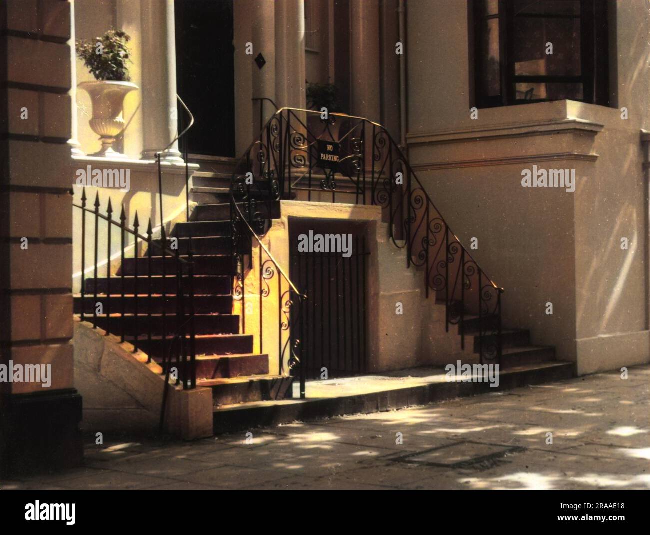 The lovely steps leading up to Belgrave House, Cheltenham ...